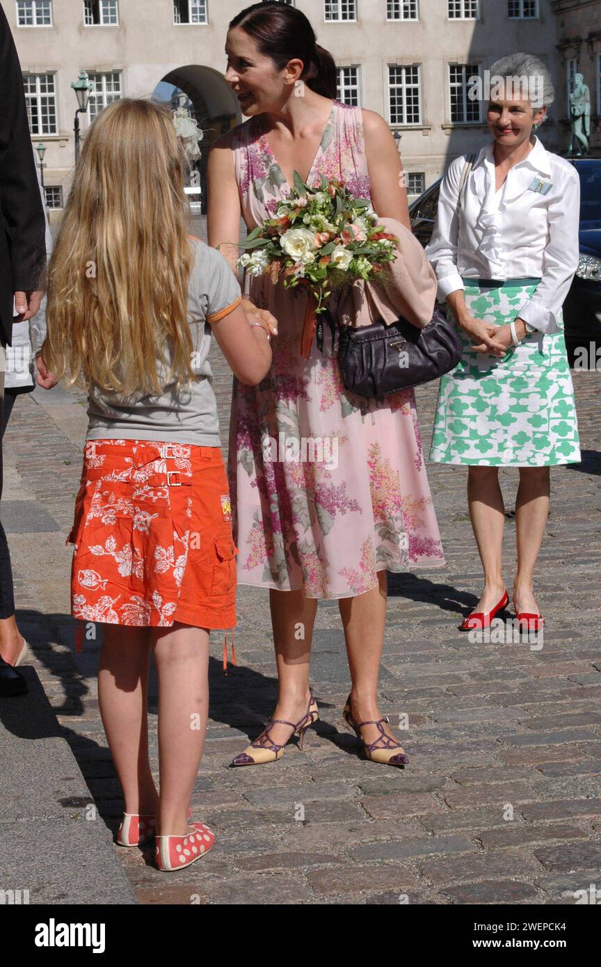 HRH Crown princess Mary visit Exhibition in connection of celebration ...