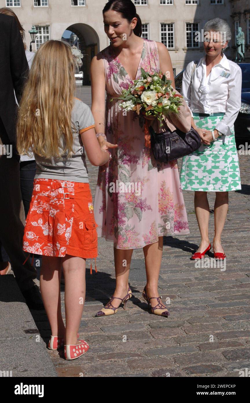 HRH Crown princess Mary visit Exhibition in connection of celebration ...
