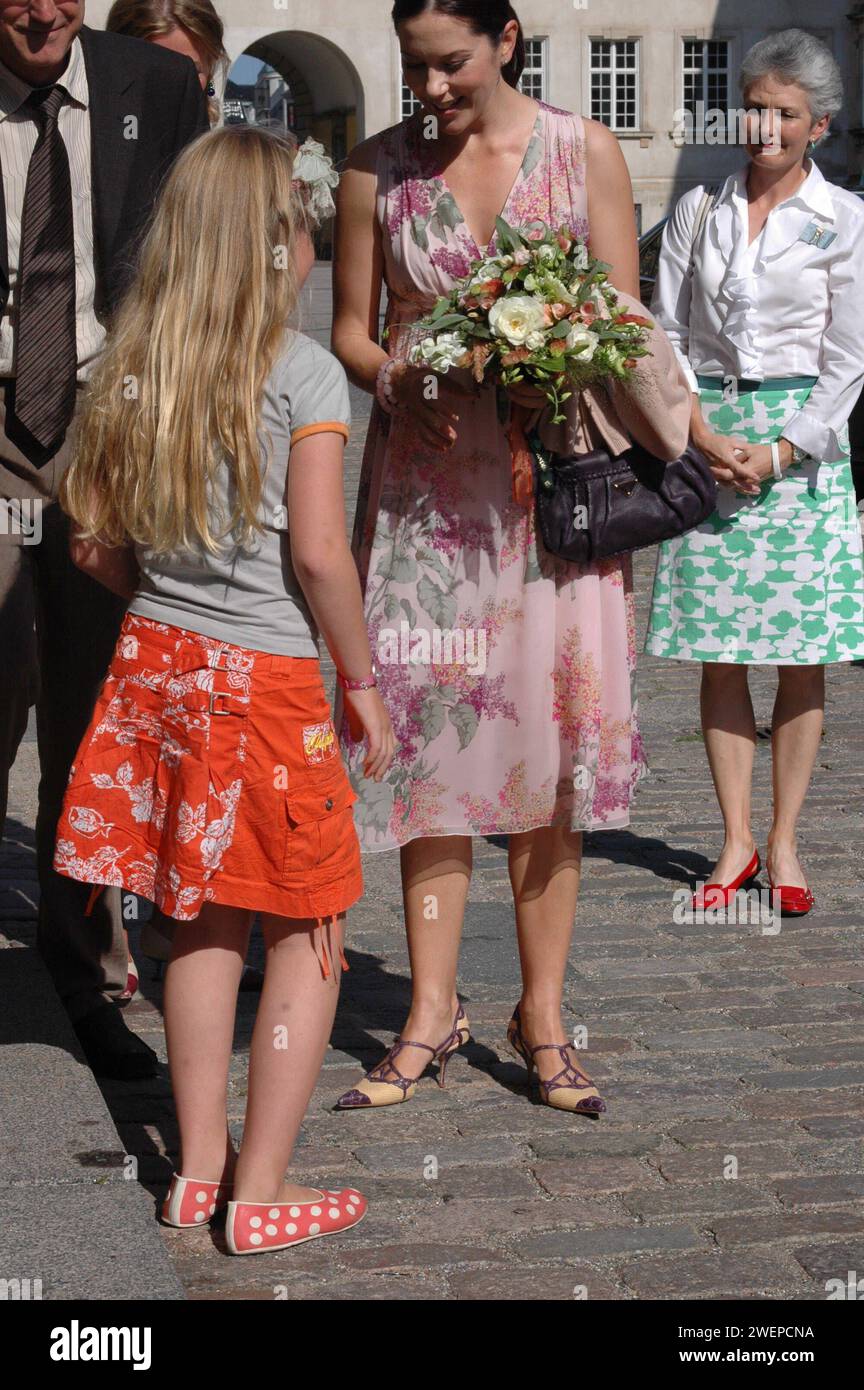 HRH Crown princess Mary visit Exhibition in connection of celebration ...