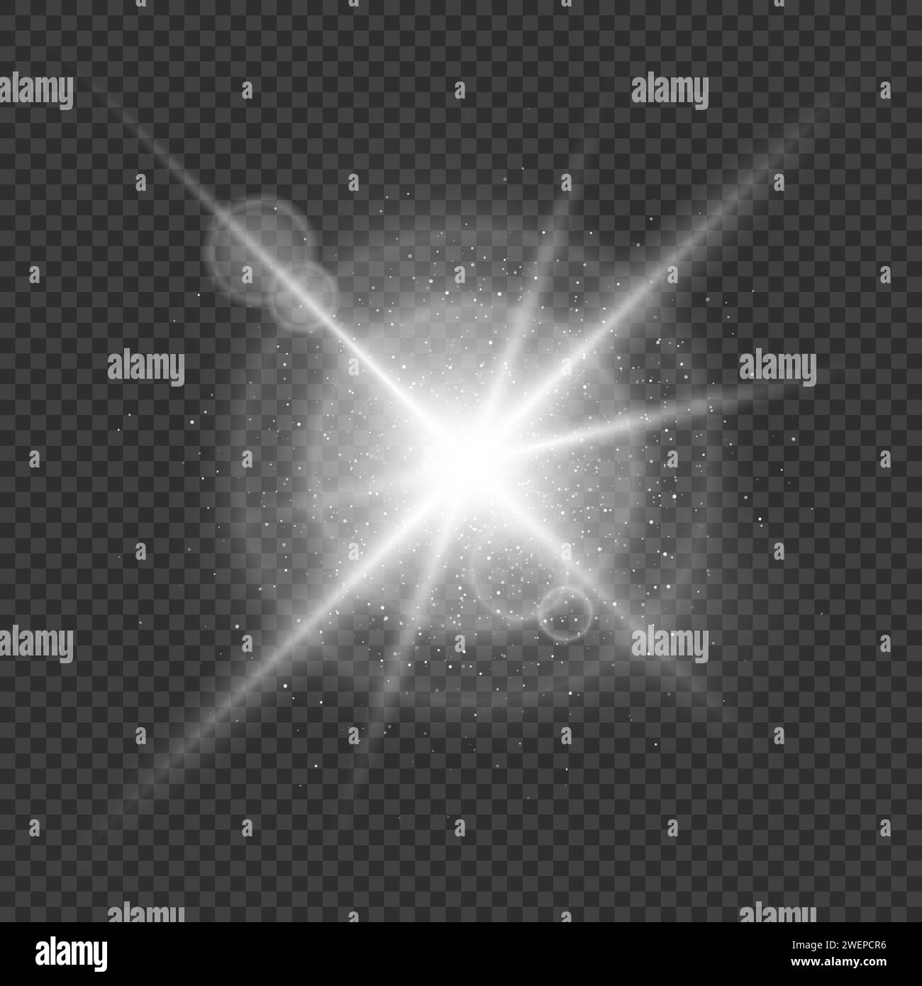 Sun lens flare bright shining Black and White Stock Photos & Images - Alamy