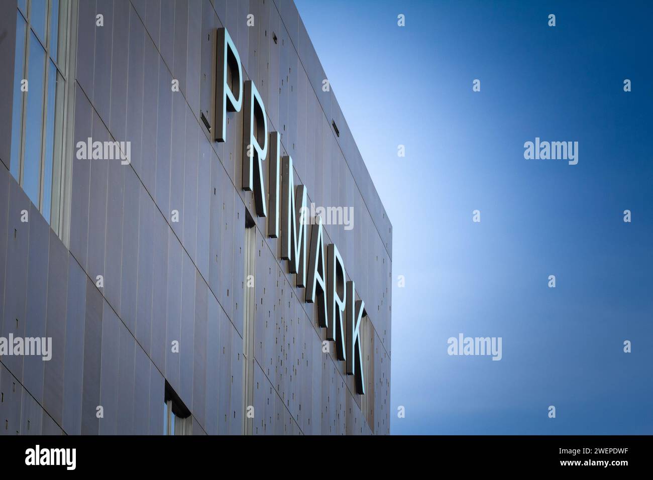 Picture of a sign with the logo of Primark on their local store in ...