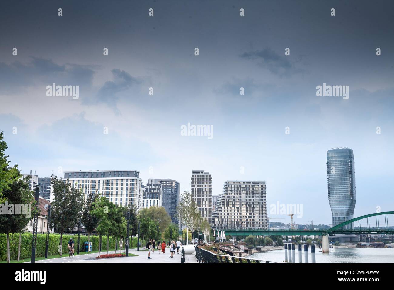 Picture of the construction site of Beograd na vodi, or Beograd ...
