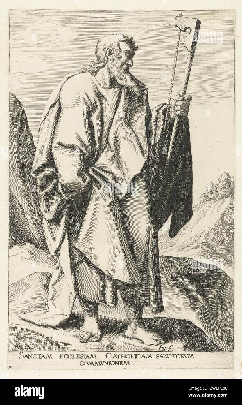 Apostle Jakobus De Lessere, 1591 - 1592 print The apostle James the ...