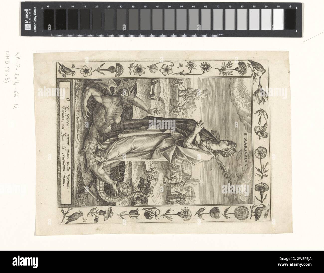 Holy Margaret, c. 1590 - c. 1610 print Holy Margaret. Part of a series ...