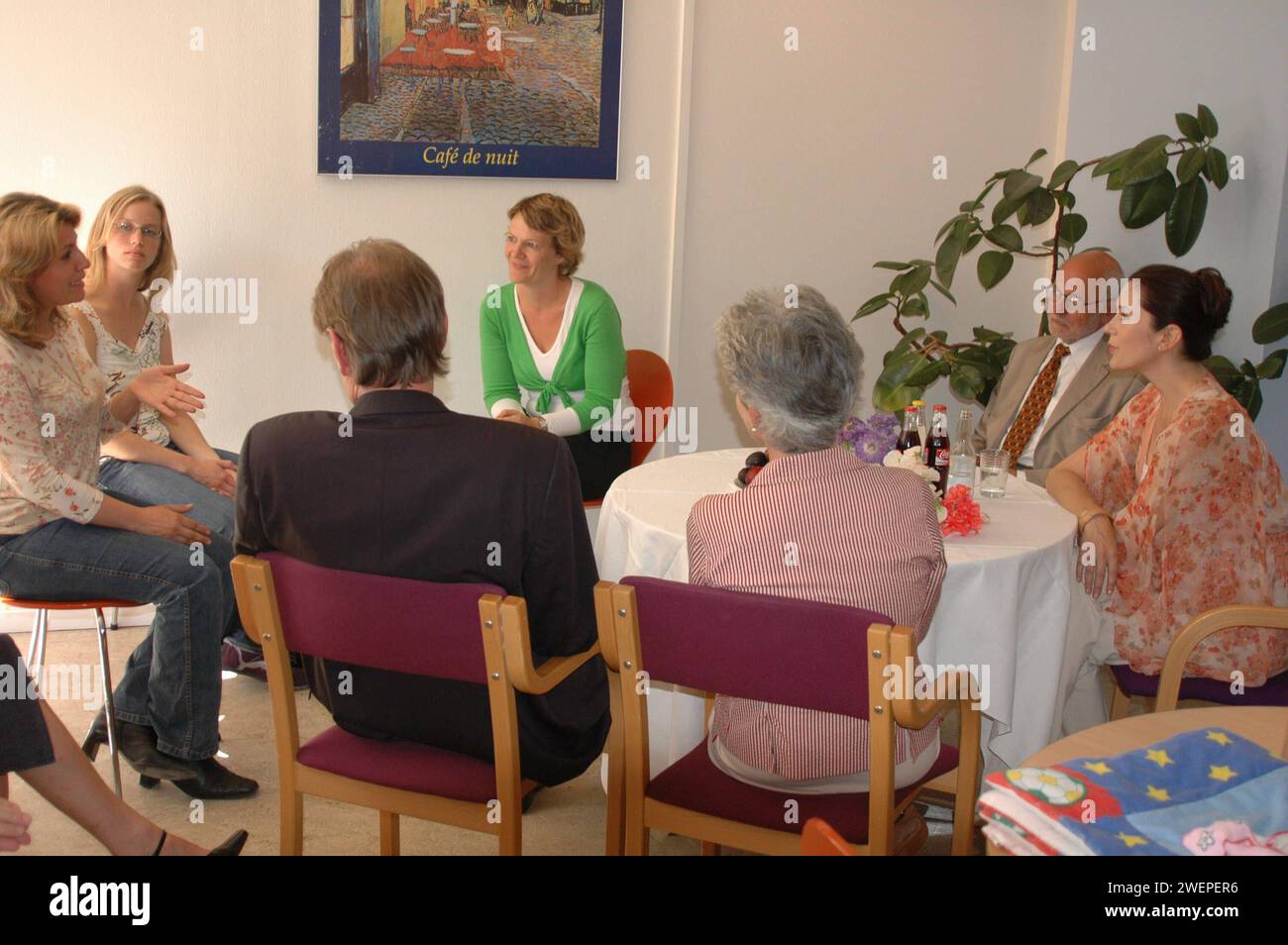 HRH Crown princess Mary visits Danish Refugee Voluntarily work enter ...
