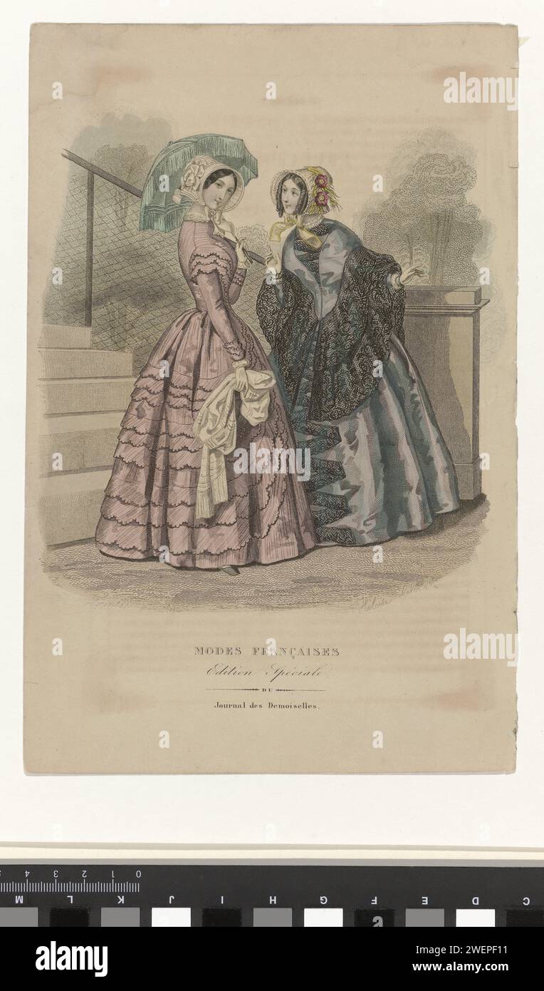 Journal des Demoiselles, July 20, 1848: French modes (...), 1848 Two ...