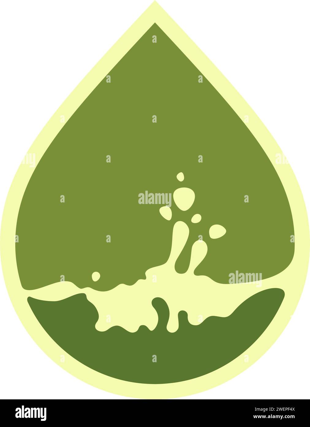 Oil drop icon, can be used for logo and brand name, vector illustration ...