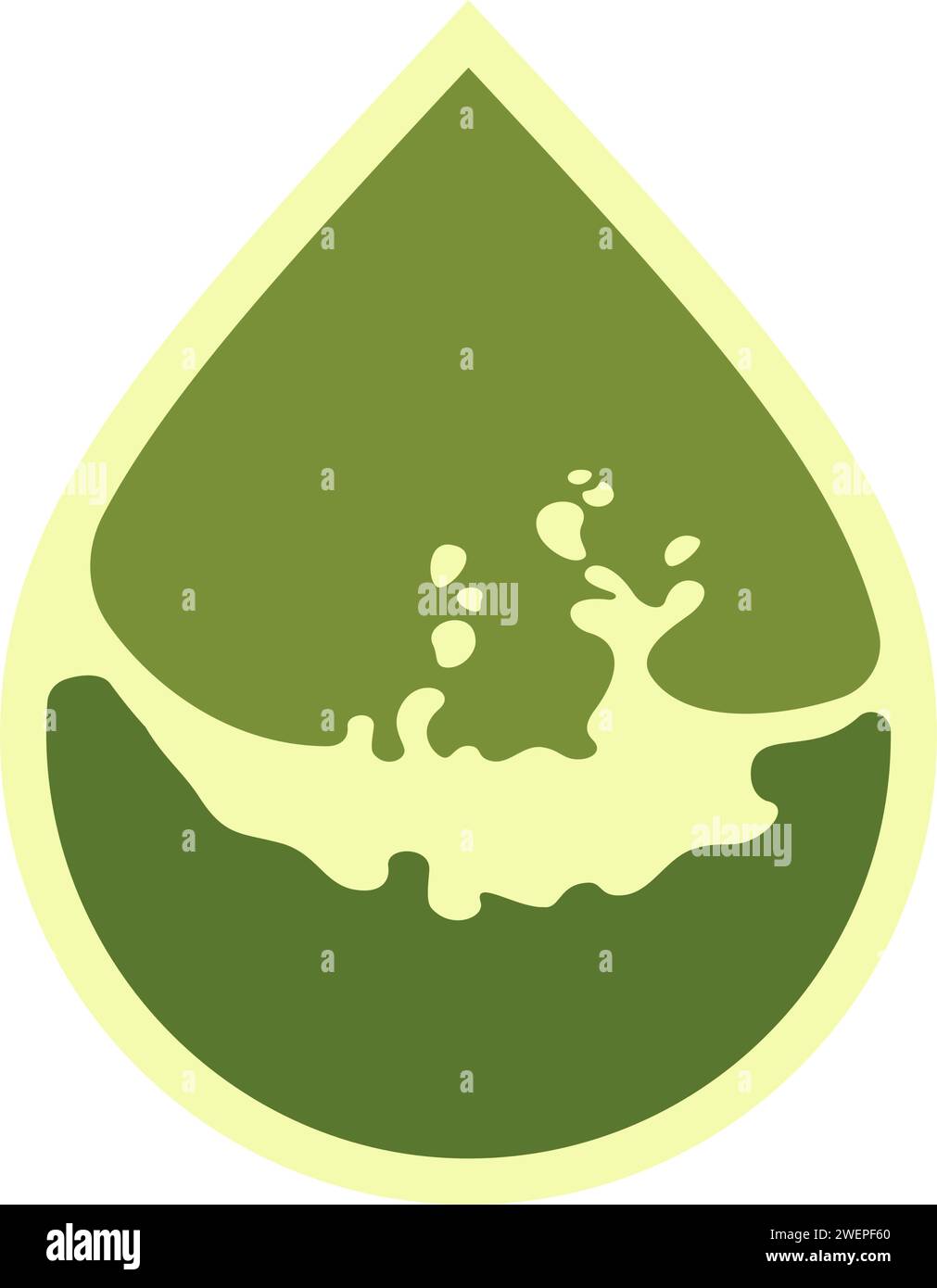 Oil drop icon, can be used for logo and brand name, vector illustration ...