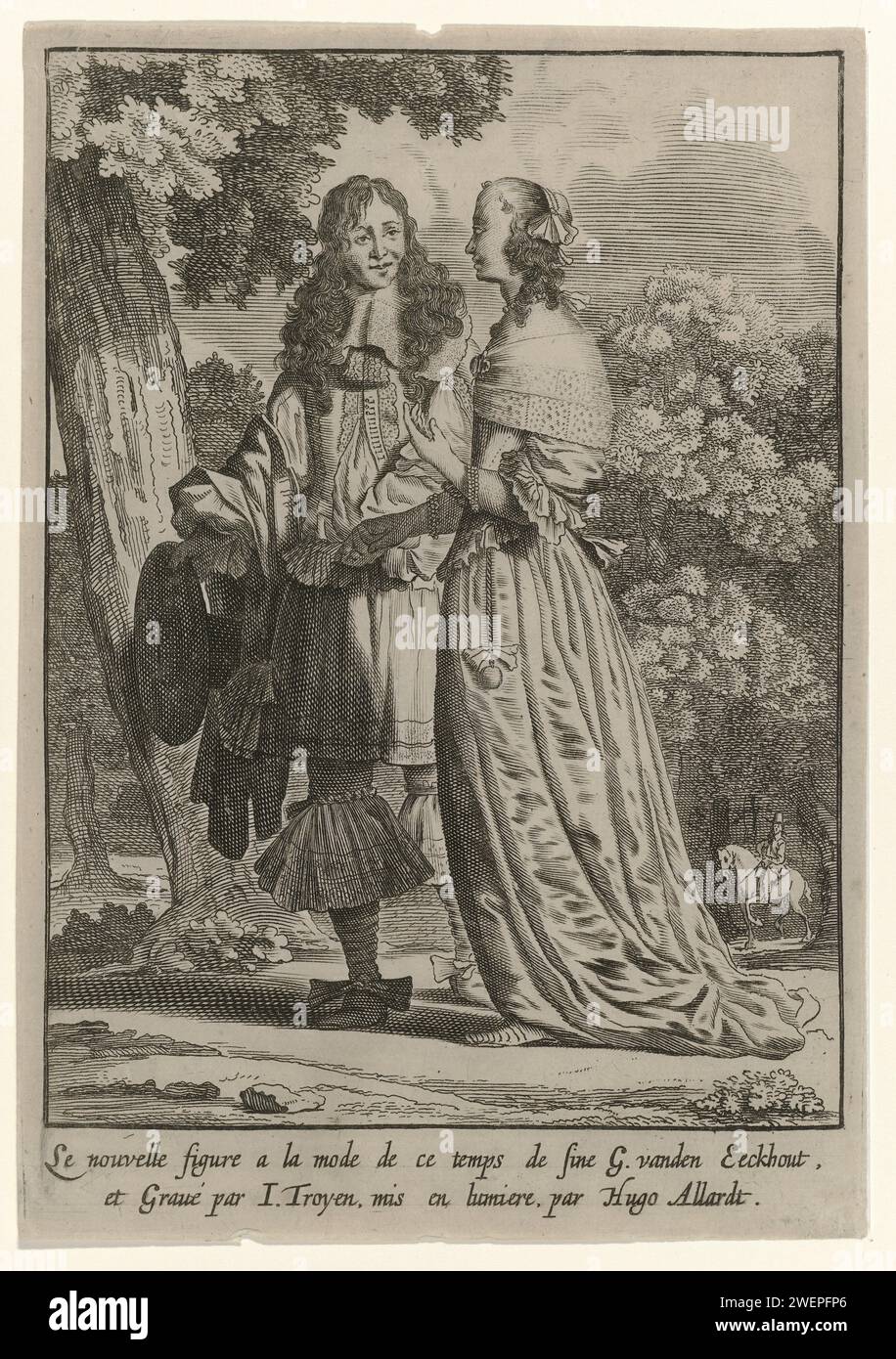 The new figure has the fashion of this time (...), c. 1660 print A ...