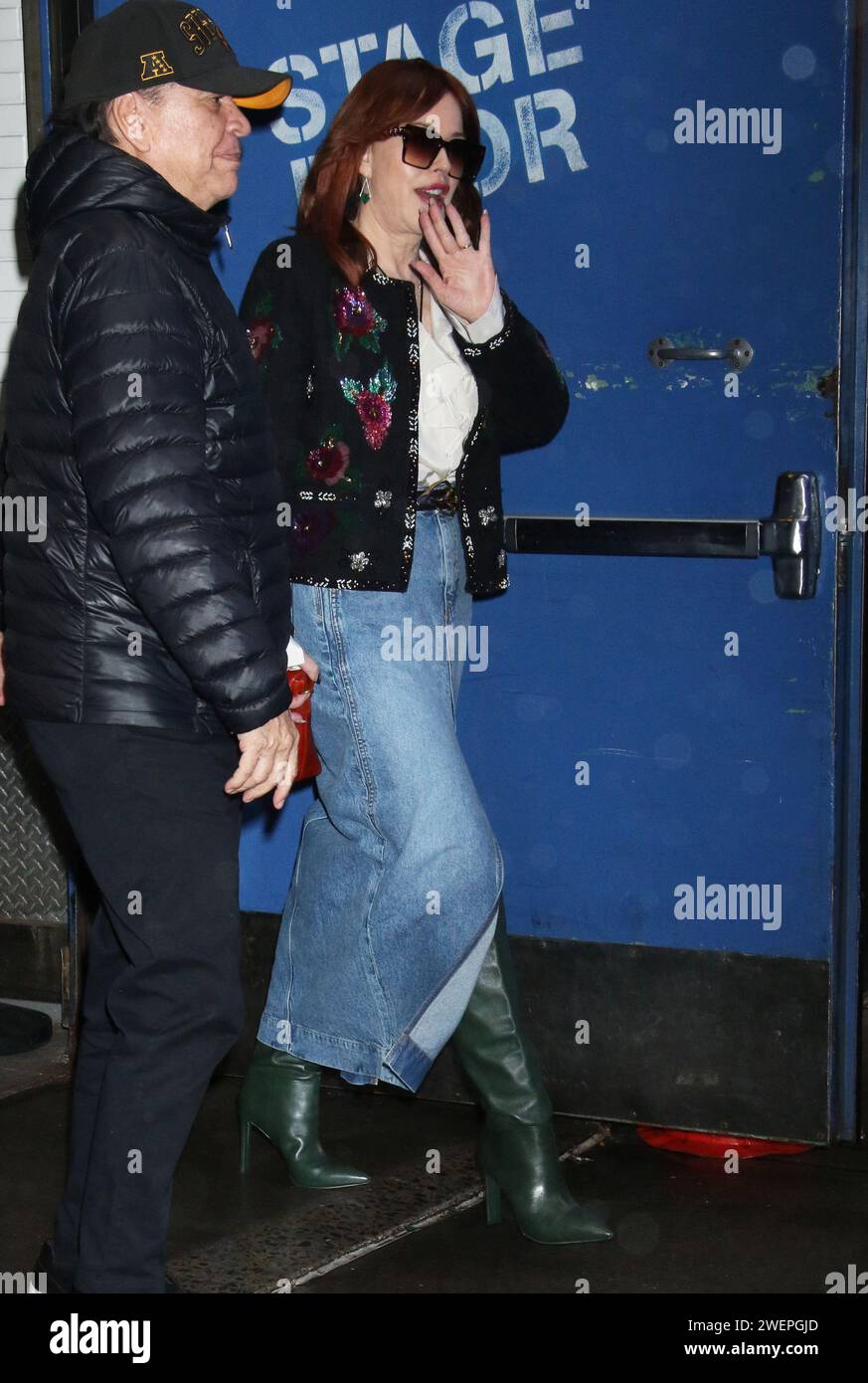 New York, NY, USA. 26th Jan, 2024. Molly Ringwald seen at Good Morning ...