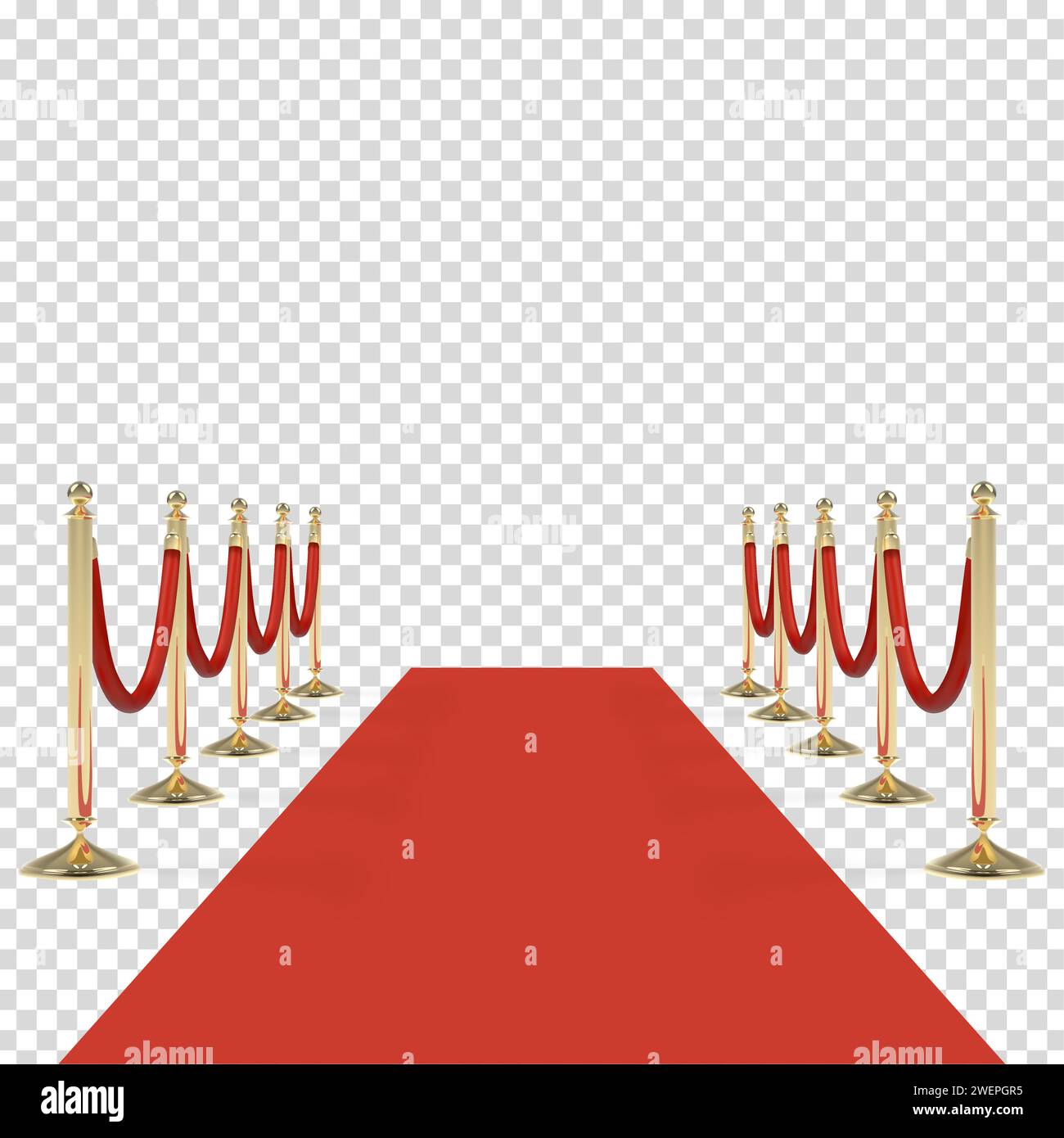 Red carpet with red ropes on golden stanchions Stock Vector Image & Art ...