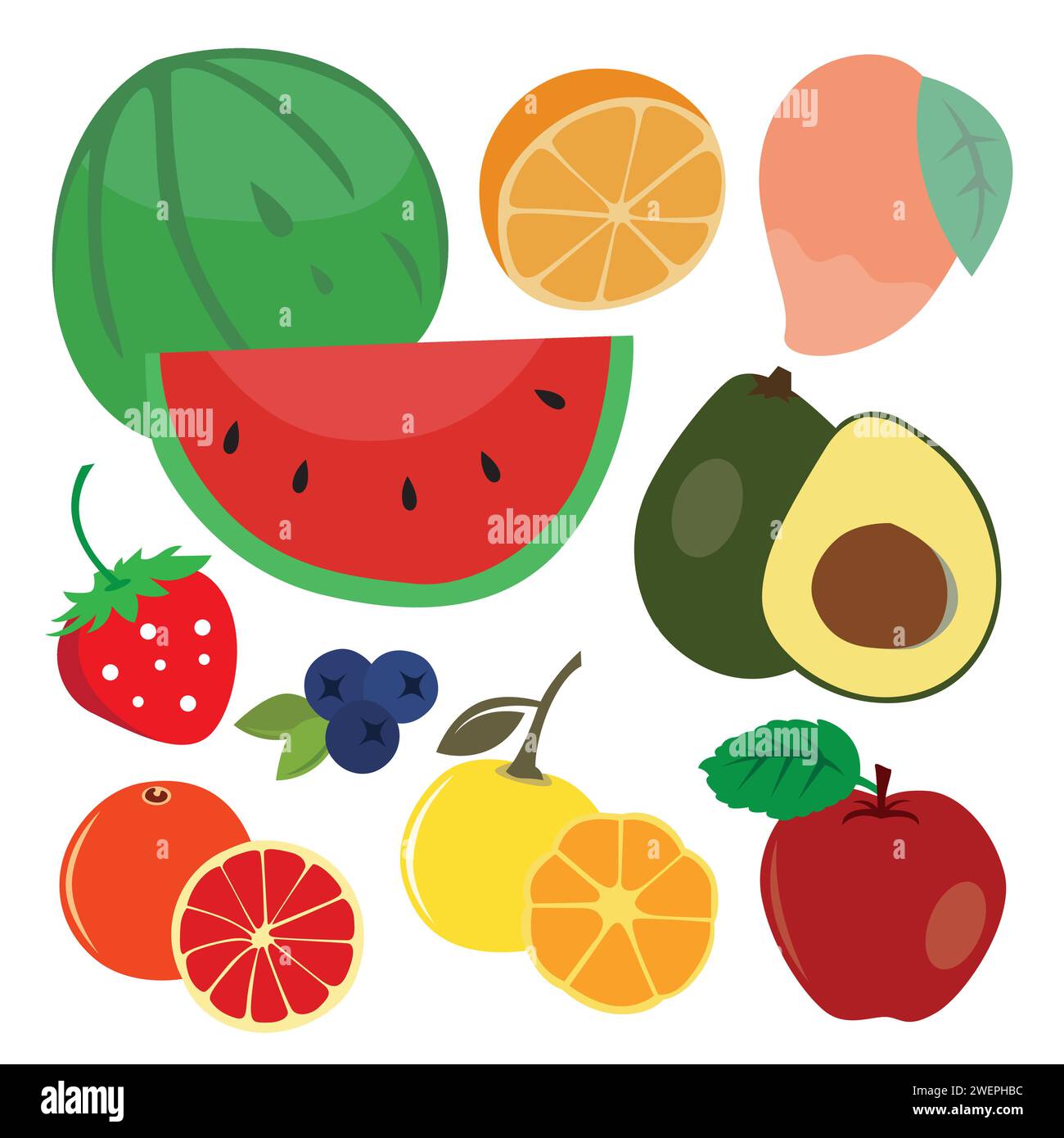 Watermelon colours Stock Vector Images - Alamy