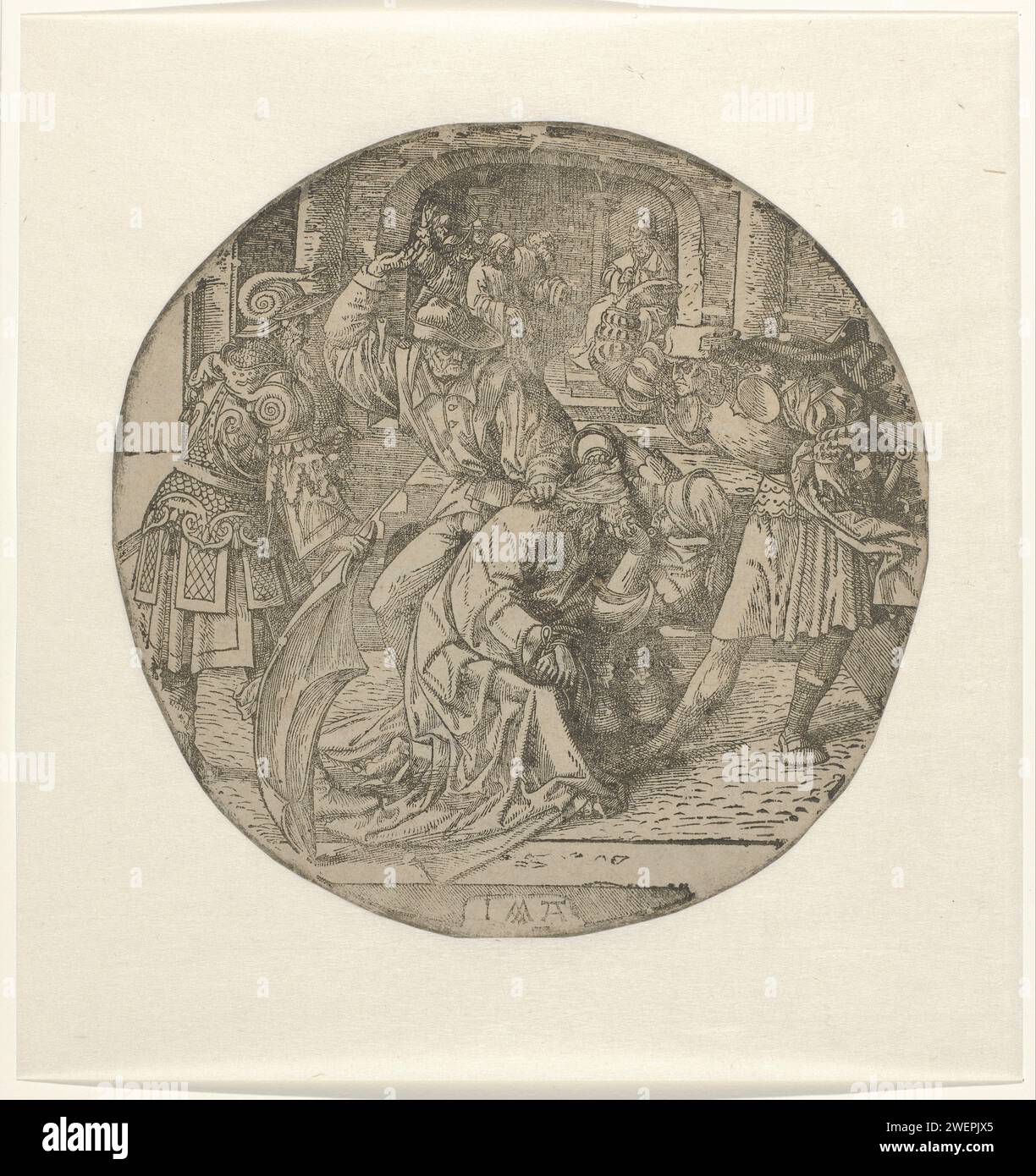 The mockery of Christ, c. 1480 - c. 1533 print Fifth print from a ...