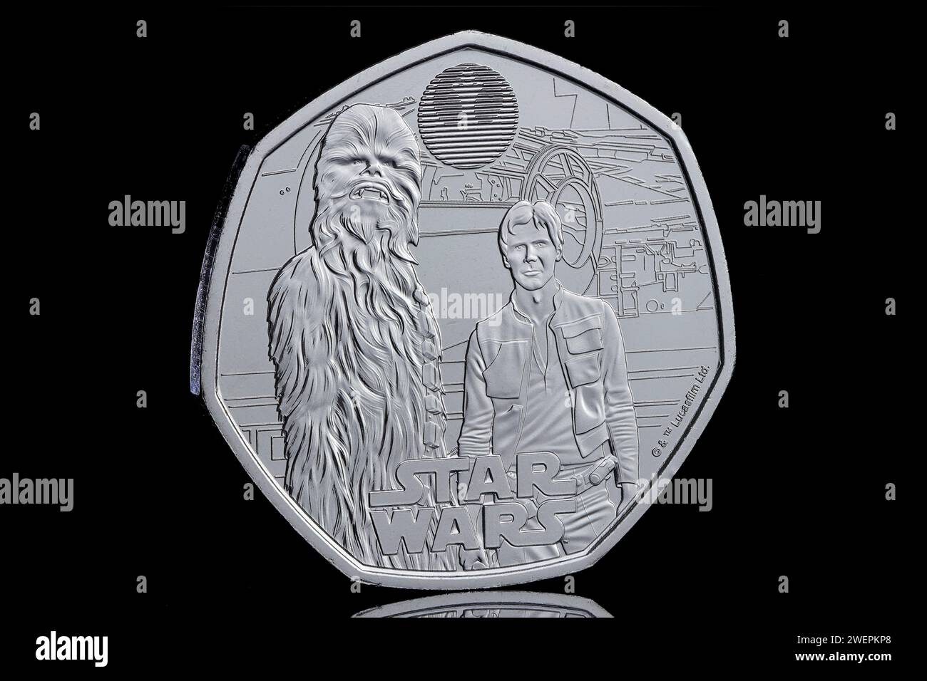 The 4th coin in the Star Wars 50p series is the 2024 50p featuring ...