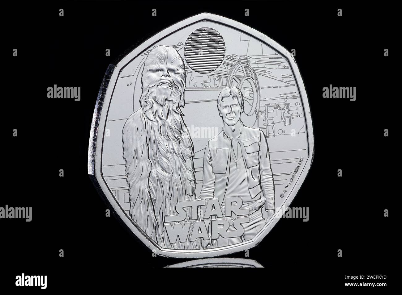 The 4th coin in the Star Wars 50p series is the 2024 50p featuring ...