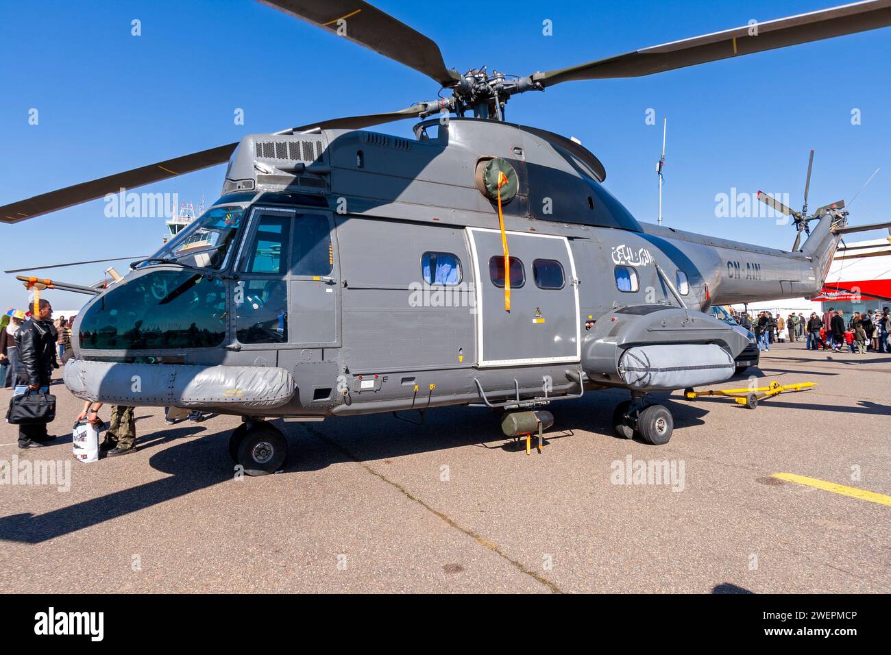 Aérospatiale SA 330L Puma helicopter from the Royal Moroccan ...