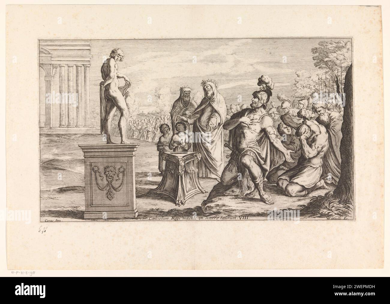 Aeneas offer aan apollo, print Aeneas sacrifices Apollo. Aeneas is ...