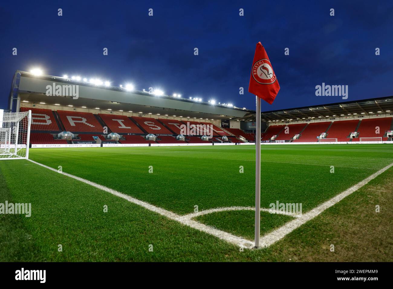 A general view inside the stadium ahead of the Emirates FA Cup fourth ...