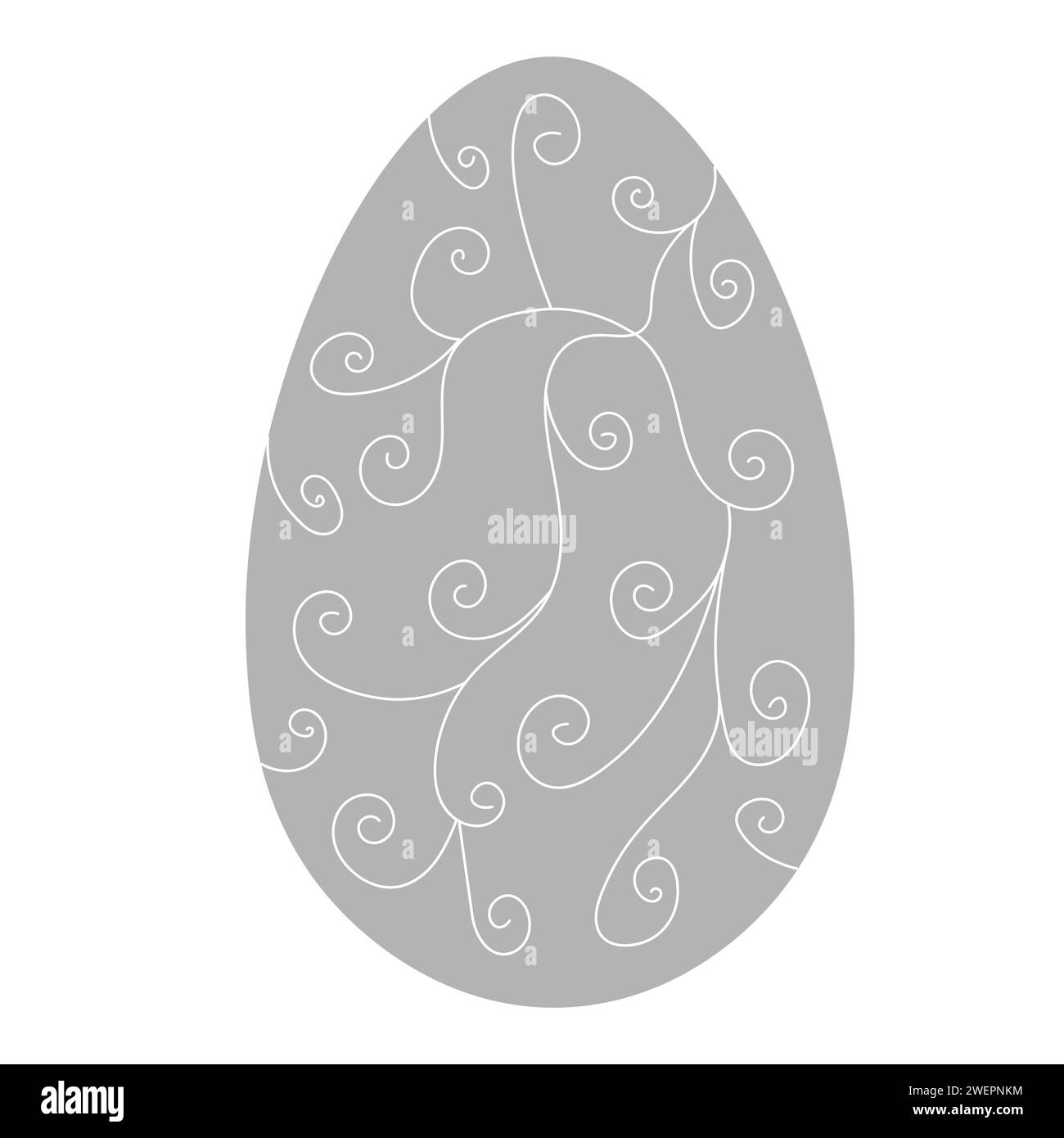 Egg illustration. Simple vector easter egg. One egg Stock Vector Image & Art - Alamy