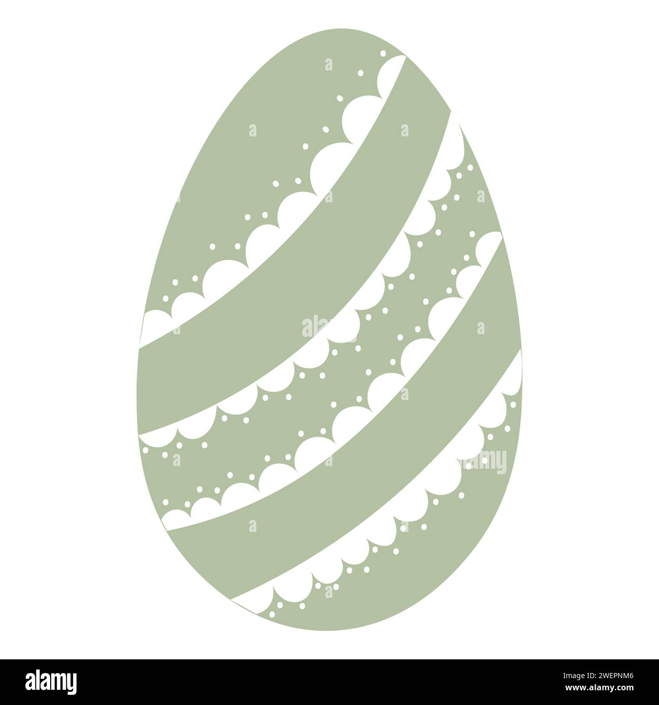 Egg illustration. Simple vector easter egg. One egg Stock Vector Image ...