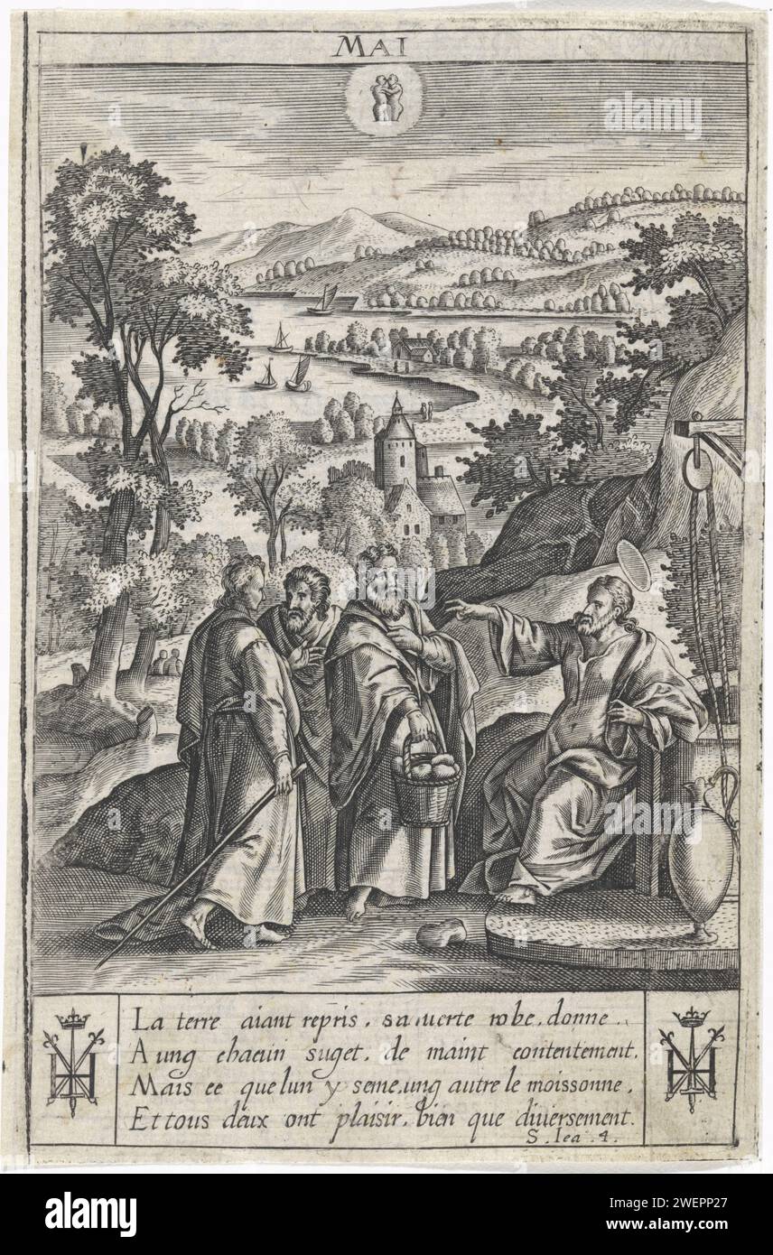May, Jan Gerritsz Swelinck, 1624 - 1645 print Christ is at the ...