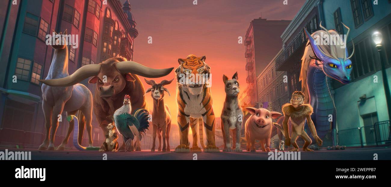TIGER'S APPRENTICE, from left: Horse (voice: Diana Lee Inosanto), Snake ...