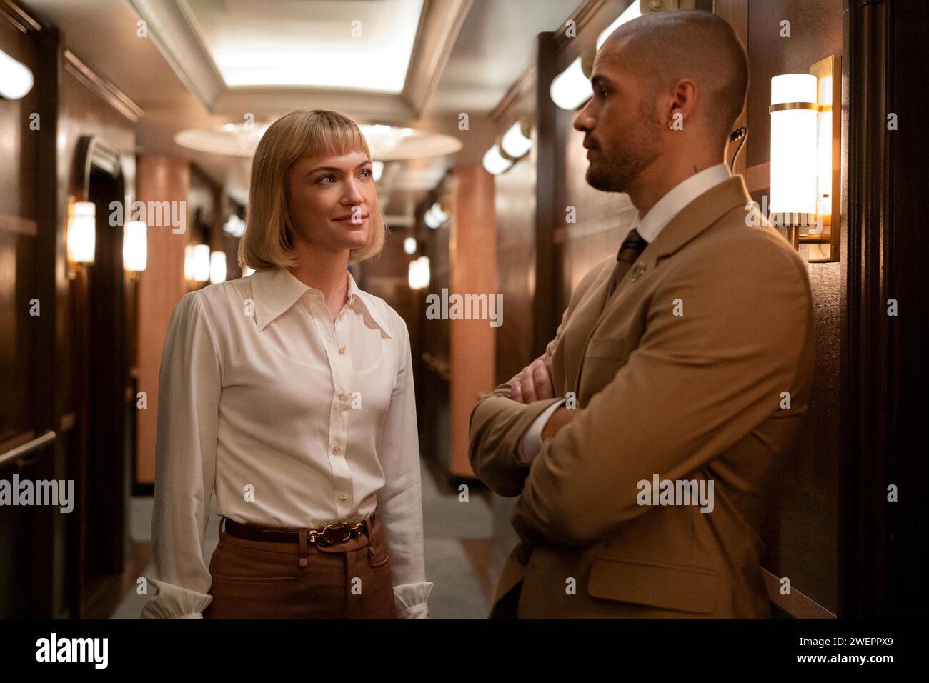 DEATH AND OTHER DETAILS, from left: Violett Beane, Hugo Diego Garcia ...