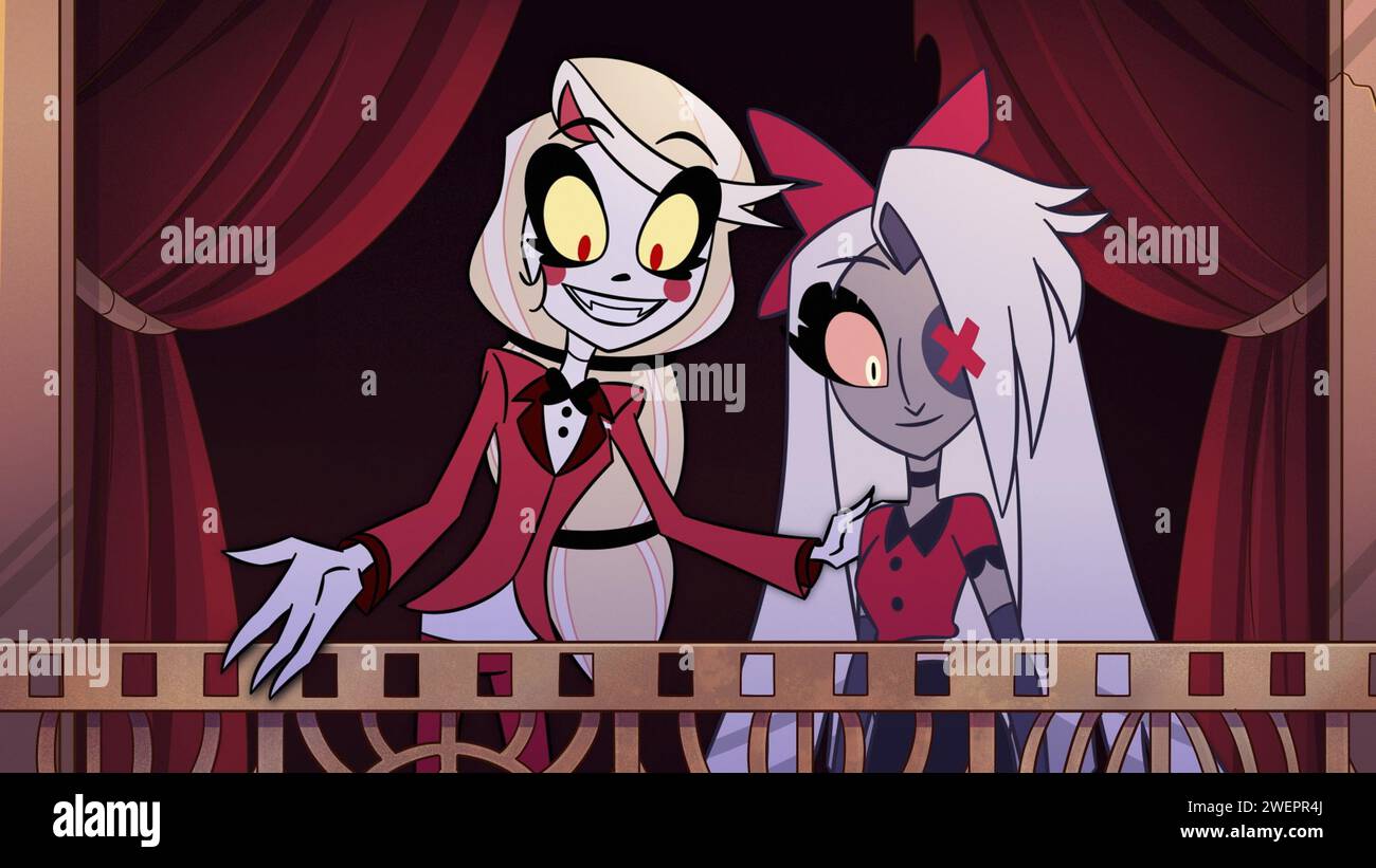 HAZBIN HOTEL, from left: Charlie Morningstar (voice: Erica Henningsen ...