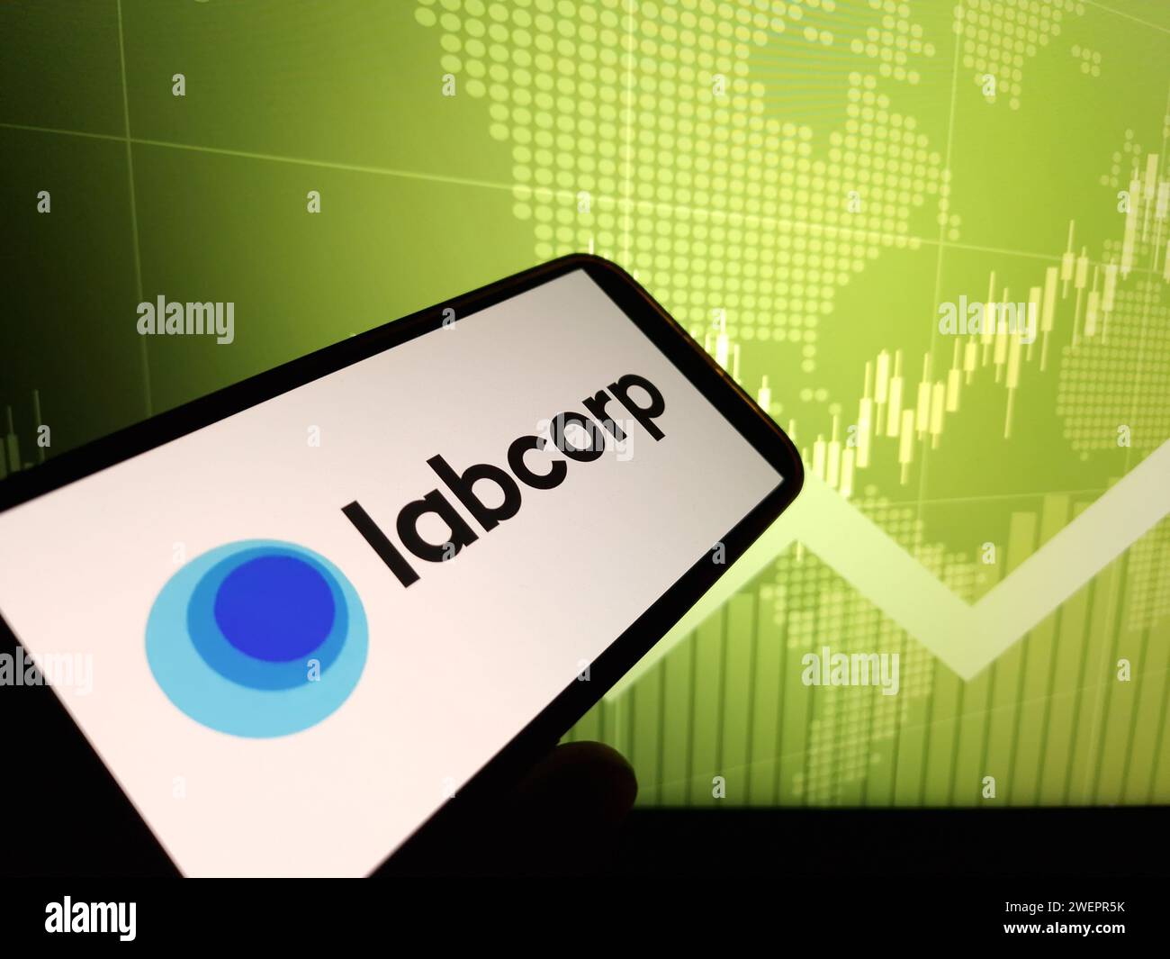 Konskie, Poland - January 25, 2024: LabCorp company logo displayed on ...