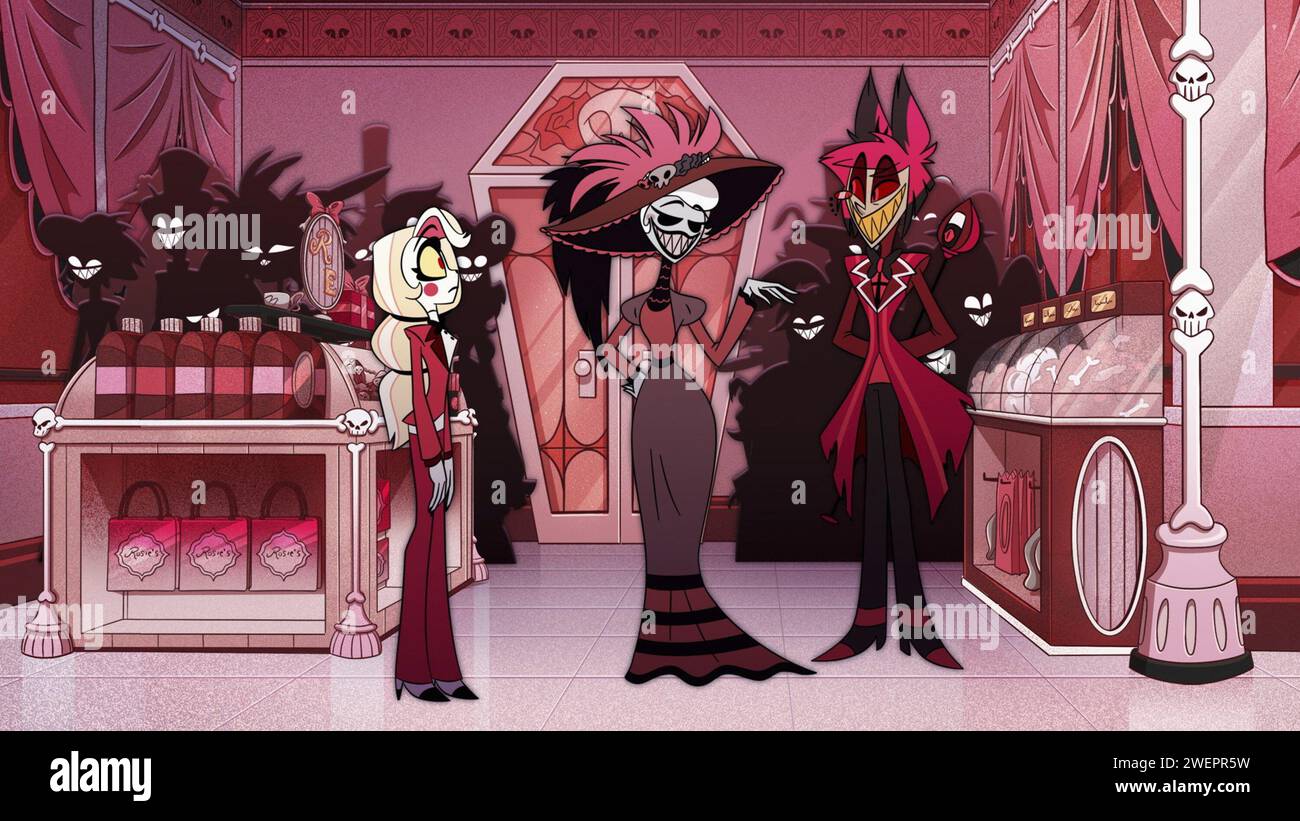 HAZBIN HOTEL, left: Charlie Morningstar (voice: Erica Henningsen ...