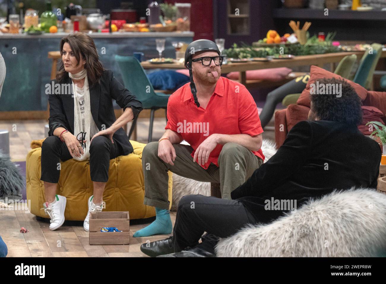 LOL: LAST ONE LAUGHING IRELAND, from left: Deirdre O'Kane, Jason Byrne ...