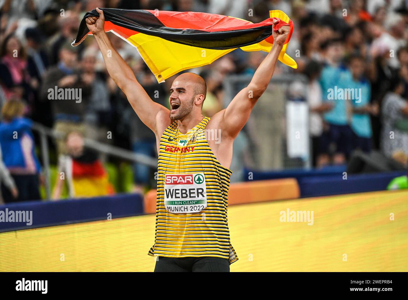 Julian Weber (Germany). Javelin Throw Gold Medal. European ...