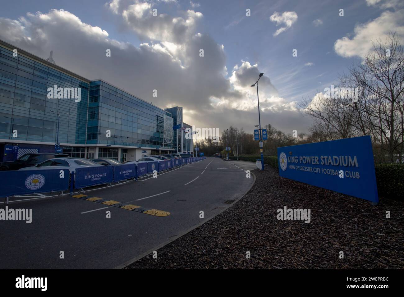The King Power Stadium is home to Leicester City Football Club in ...