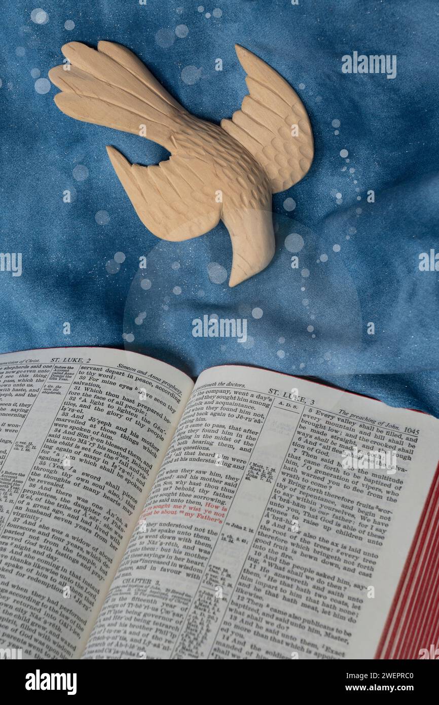 Bible dove icon religion god hi-res stock photography and images - Alamy