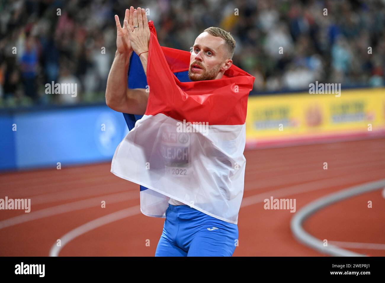 Jakub Vadlejch (Czech Republic, silver medal). Javelin Throw Final ...