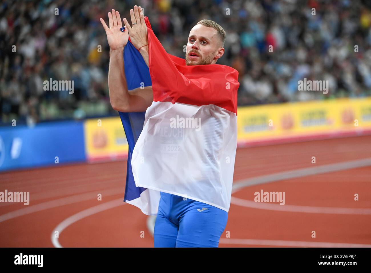 Jakub Vadlejch (Czech Republic, silver medal). Javelin Throw Final ...