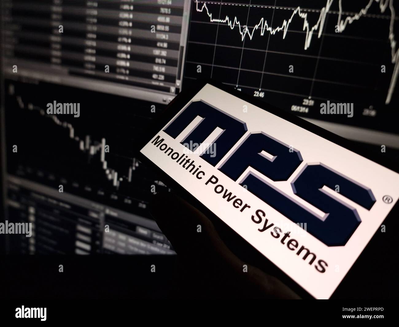 Konskie, Poland - January 25, 2024: Monolithic Power Systems company ...