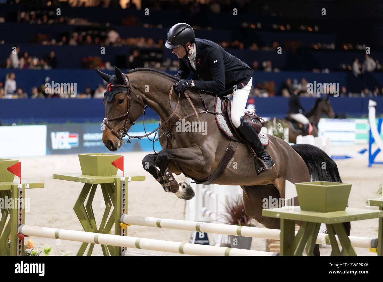 Amsterdam, Netherlands - January 26, 2024. Marc Houtzager from the ...