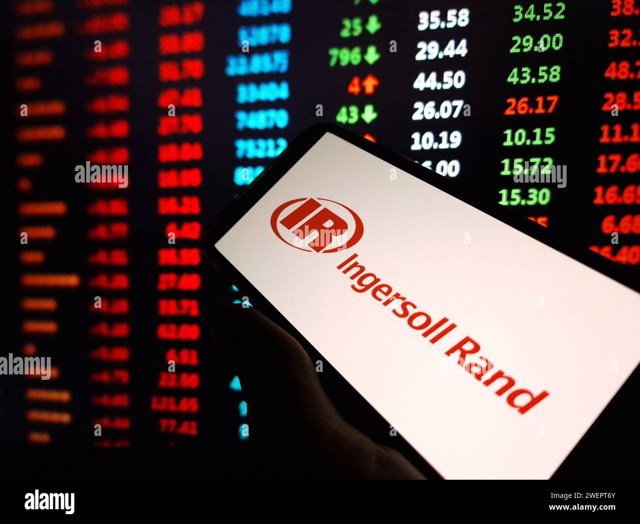 Konskie, Poland - January 25, 2024: Ingersoll Rand company logo ...