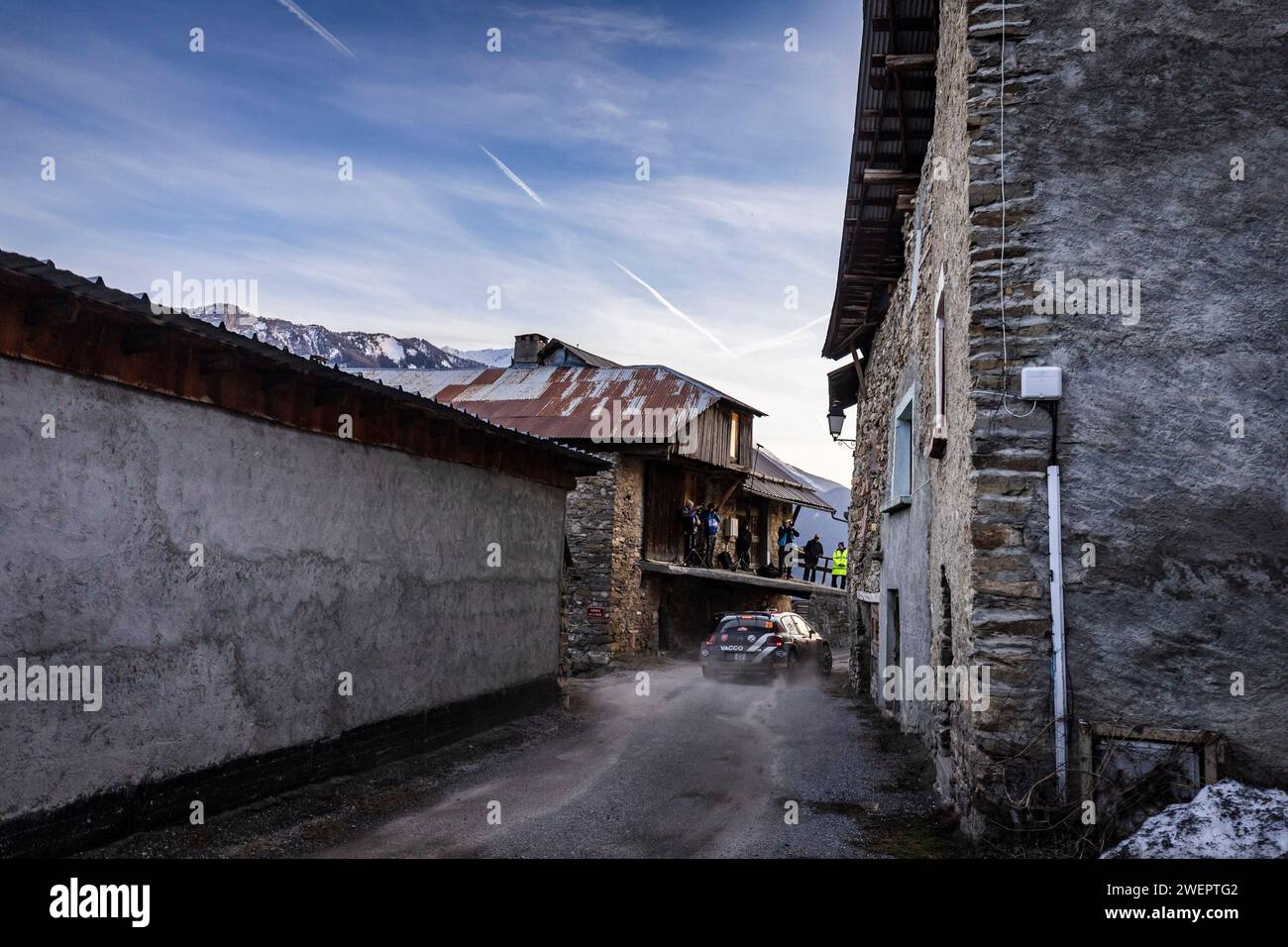Gap, France. 26th Jan, 2024. 20 ROSSEL Yohan, DUNAND Arnaud, Citroen C3 ...
