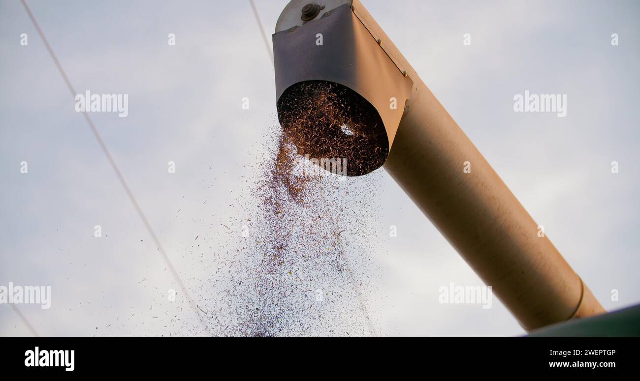 Grain unloading tube hi-res stock photography and images - Alamy