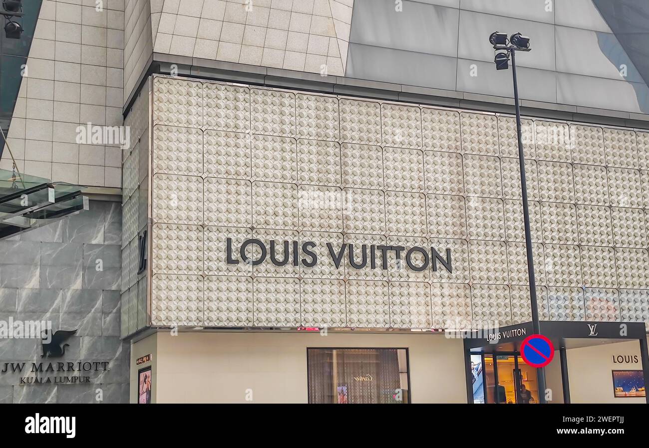 Kuala Lumpur, Malaysia - January 26, 2024: Exterior view of a Louis ...