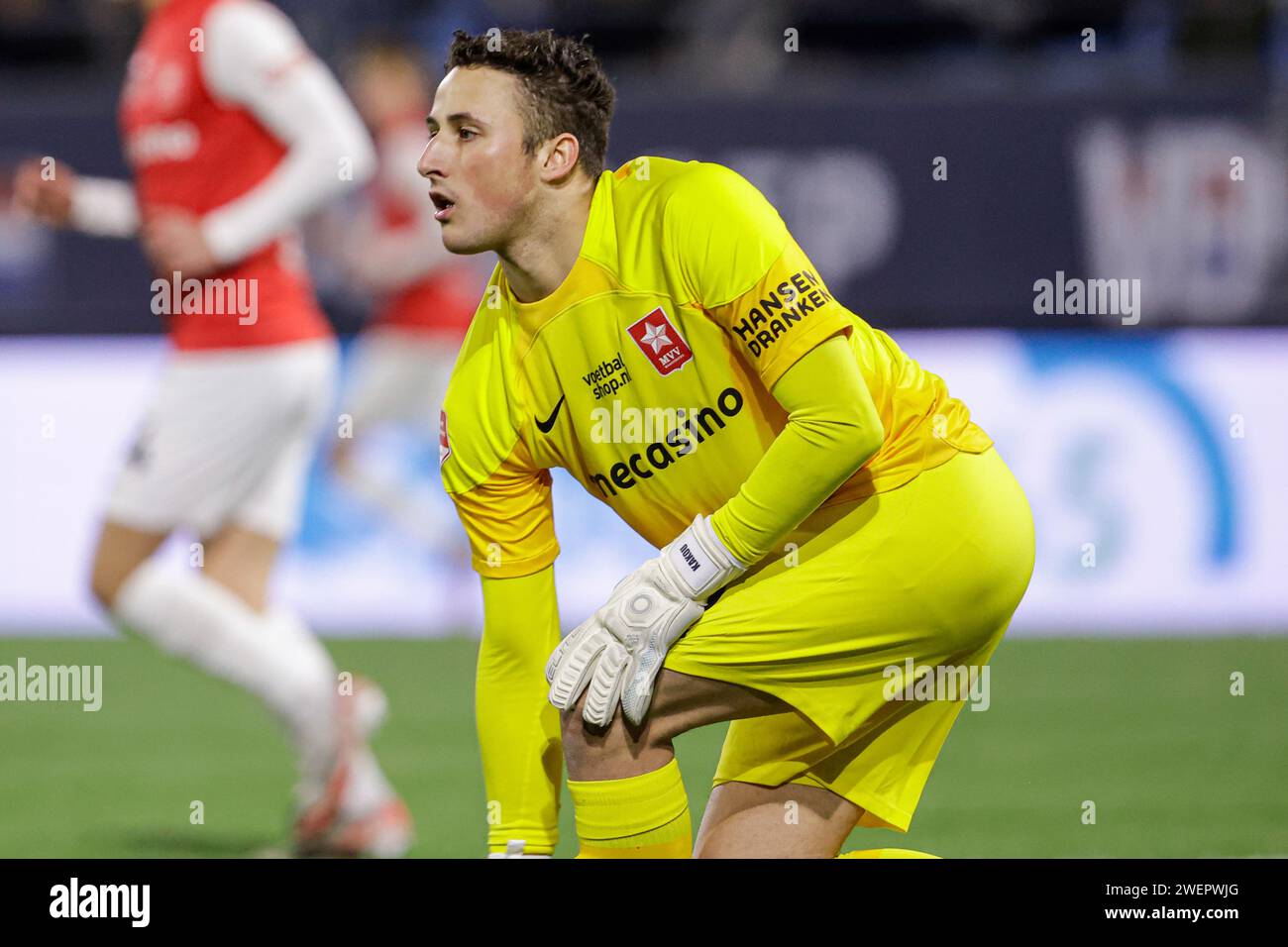 EINDHOVEN, NETHERLANDS - JANUARY 26: Mart Remans of MVV Maastricht ...