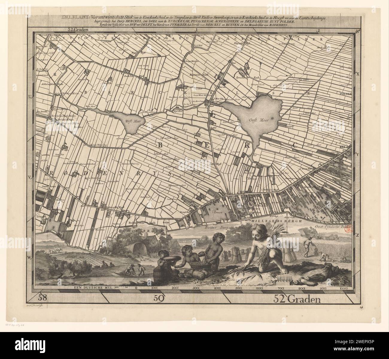 Map of the Delfland Water Board (twenty -fourth part), Luggert van Anse ...