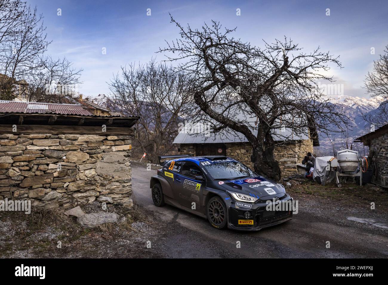 23 PAJARI Sami, MALKONEN Enni, Toyota Yaris Rally2, action during the ...