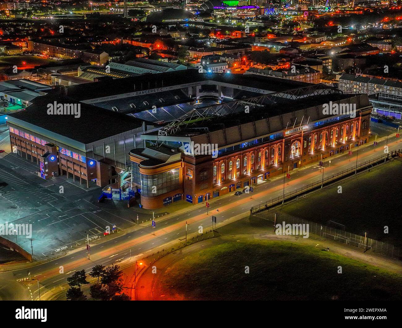 Scottish football stadium aerial hi-res stock photography and images ...