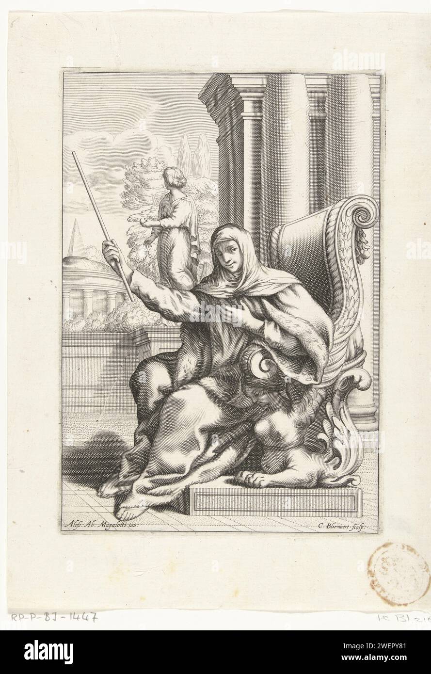 Docilita, Cornelis Bloemaert (II), After Alessandro Magalotti, 1640 ...