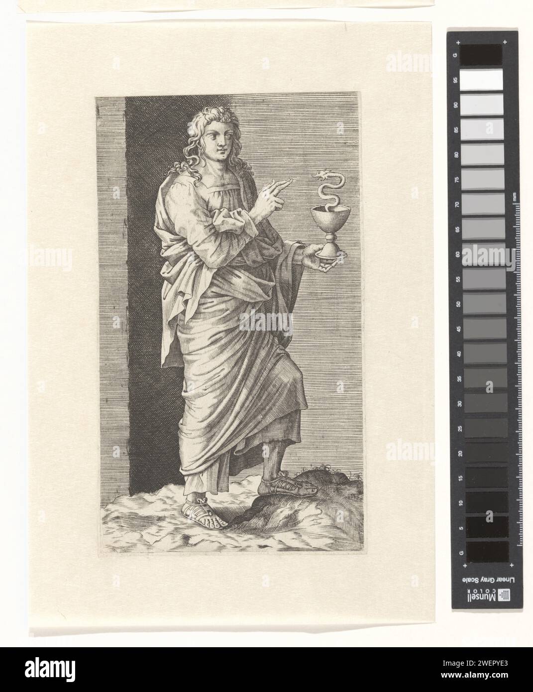 John of Evangelist, c. 1555 - c. 1565 print The Apostle John the ...
