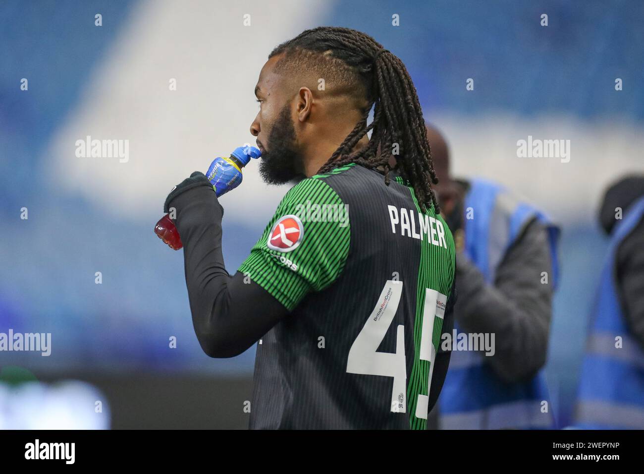 Sheffield, UK. 26th Jan, 2024. Coventry City midfielder Kasey Palmer ...