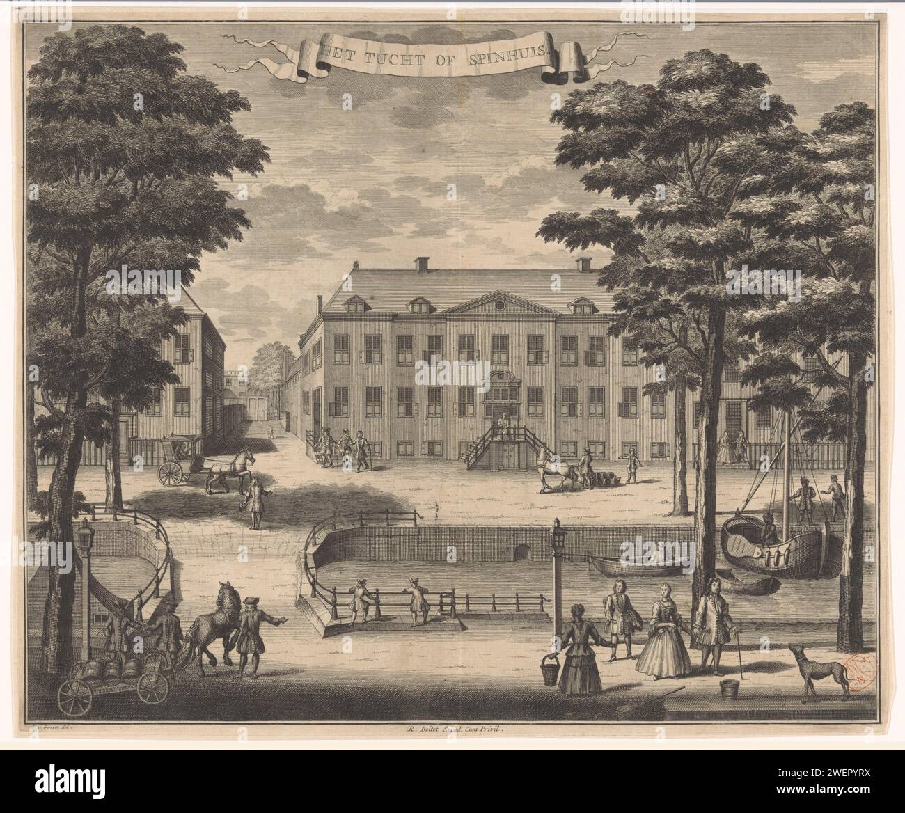 View of the Disciplinary House in The Hague, Anonymous, After Gerrit ...